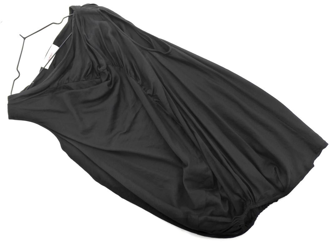 ネコポスOK CHALAYAN チャラヤン ノースリーブ アシンメトリー チュニック ワンピース sizeS/黒 efb0 レディース(Sサイズ)｜売買されたオークション情報、yahooの商品 ...