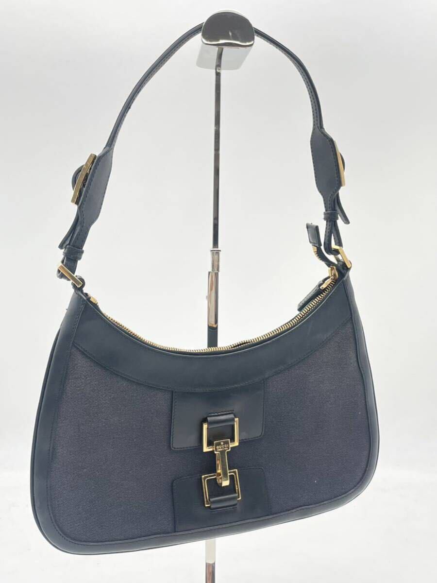 曽我部 5月 No.75 GUCCI グッチ レザー ワンショルダーバッグ バッグ ブラック(かばん、バッグ)｜売買されたオークション情報、yahooの商品情報をアーカイブ公開 ...