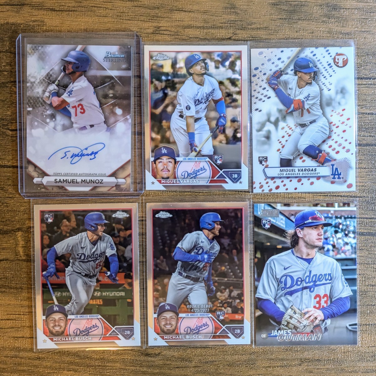 1円スタート Samuel Munoz - 2023 Topps Bowman Sterling Auto Dodgers Prospect ...