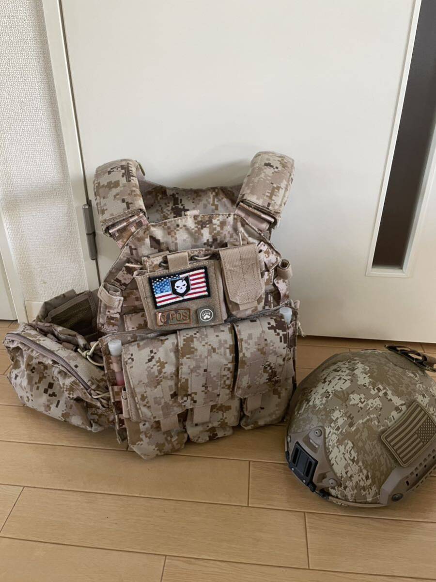 Eagle Industries MMAC-R 2012 AOR1 AERO LBTプレートキャリアDPC Crye Precision ...