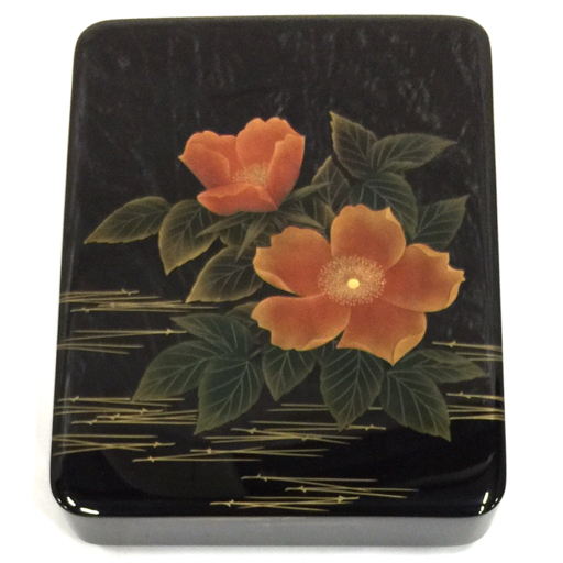 佐藤幸一 輪島塗り はまなす 蒔絵 文箱 共箱付き 漆器 サイズ29cm×23cm×6.8cm(硯箱、文箱)｜売買されたオークション情報、yahooの商品情報をアーカイブ公開 - オークファン ...