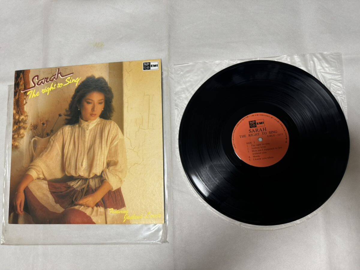 7506 陳淑樺 サラ チェン SARAH CHEN THE RIGHT TO SING EMGS 5077 LPレコード(レコード)｜売買されたオークション情報、yahooの商品情報を ...