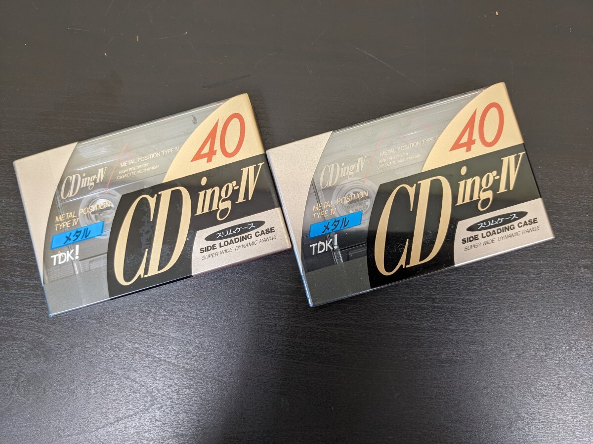 保管品 TDK メタル カセットテープ CDing -Ⅳ CDING4-40R オーディオカセットテープ(記録媒体)｜売買されたオークション ...
