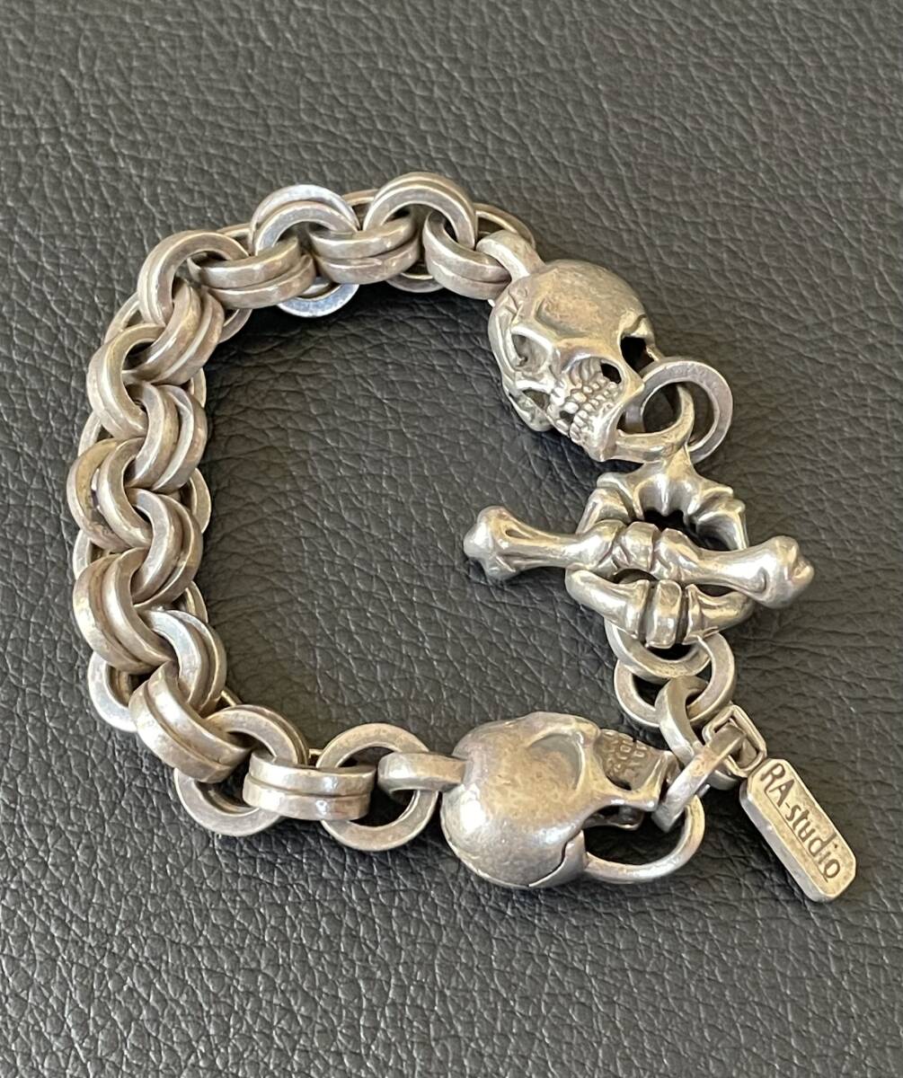 ヴィンテージ ゴースト BWL スカル ドクロ シルバー925 silver ダブルリング チェーン ブレスレット(シルバー)｜売買されたオークション情報、yahooの商品情報をアーカイブ公開 ...