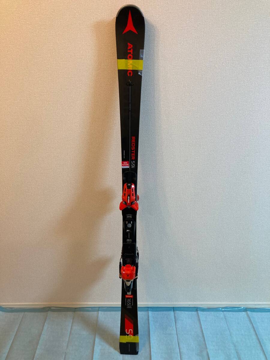 ATOMIC REDSTER S9i 165cm R12.7m 118/68/104 滑走30日程度 フルチューン済 スキーバンド付き 定価￥ ...