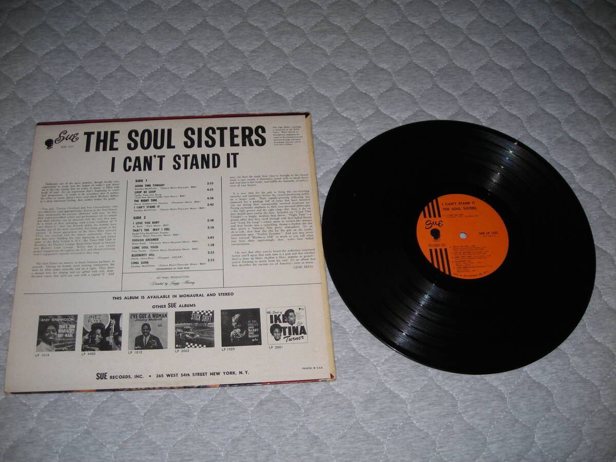 The Soul Sisters- I Can't Stand It Rare US Original ”SUE” LP Great ...