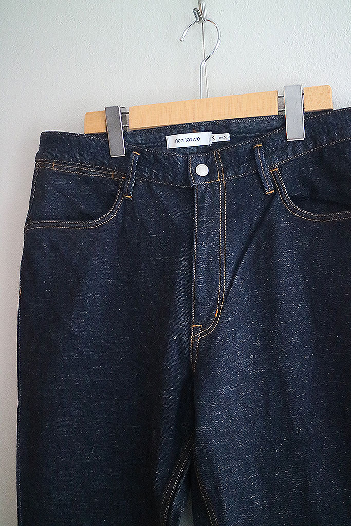 nonnative DWELLER 5P JEANS DROPPED FIT C/P 13oz DENIM STRETCH OW ノンネイティブ ジーンズ デニム ストレッチ インディゴ 2 ...