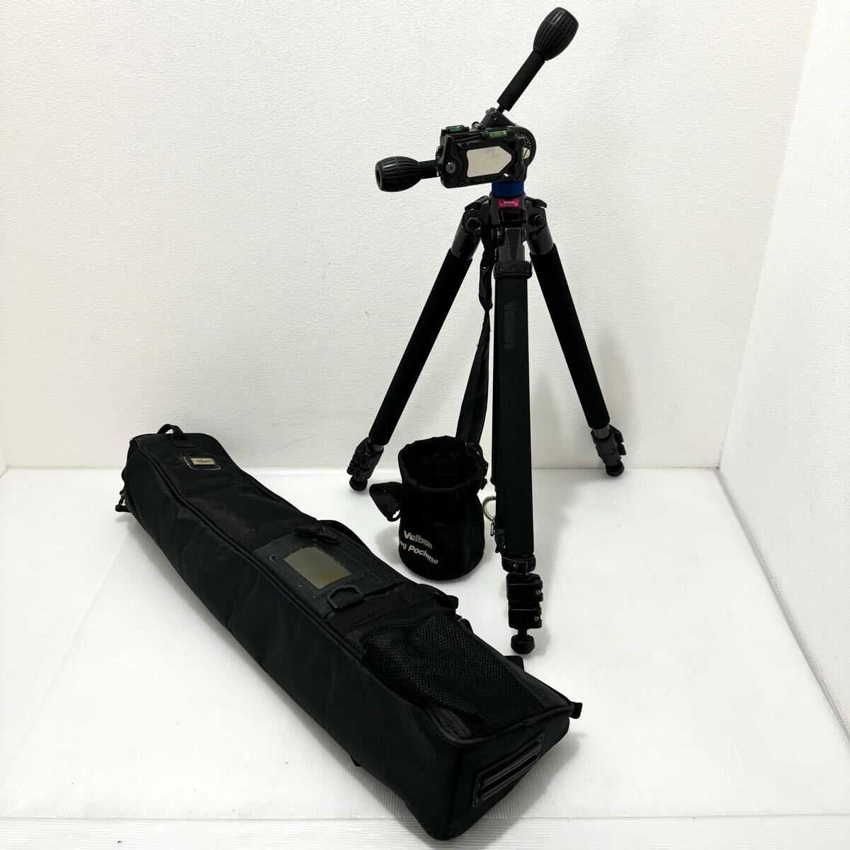 D 1024g1 カメラ 三脚 アクセサリー 3個セット / Velbon PHD-51Q / GEO POD E44 /自由雲台 雲台 / SLIK DQ-50 / SLIK DQ など ...