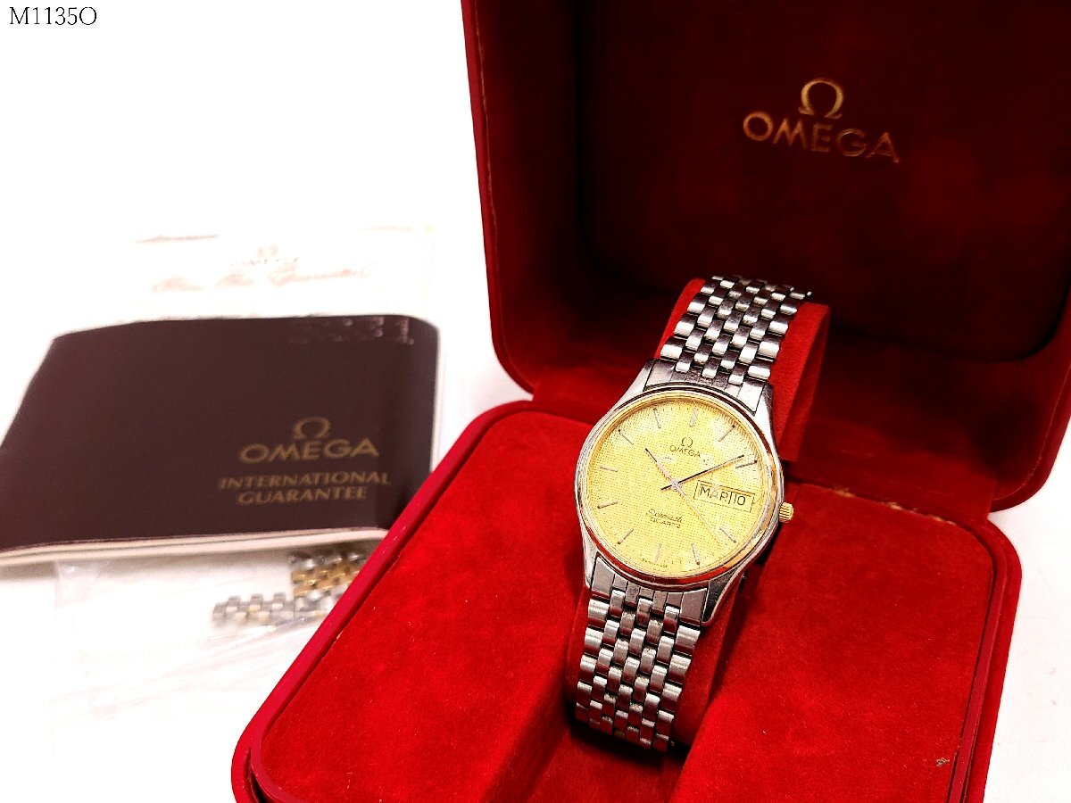 OMEGA Seamaster QUARTZ 196.0268 396.0959 Cal.1437 オメガ シーマスター クォーツ メンズ 腕 ...