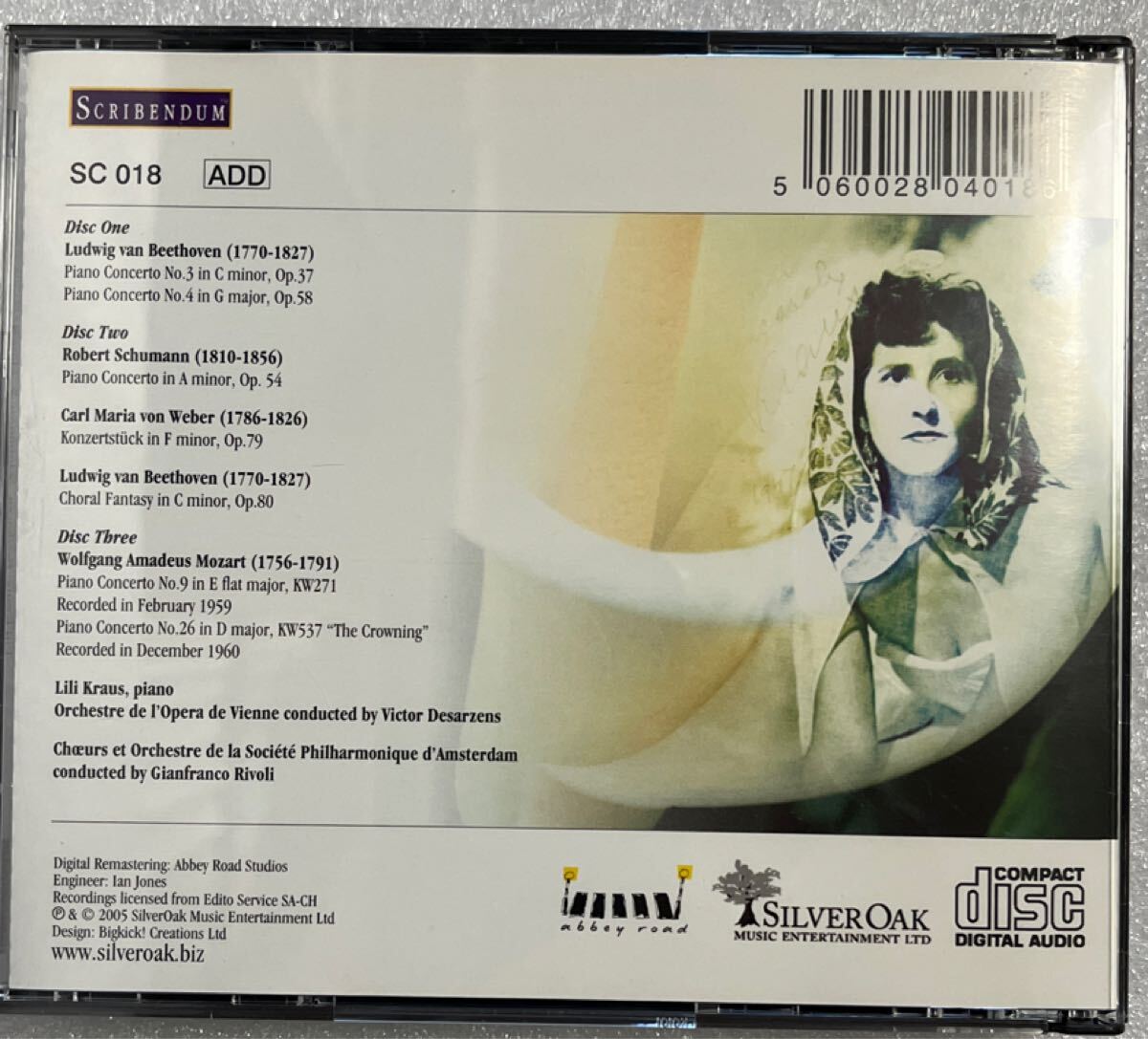 リリー クラウス コンサートホール レコーディングス リリー クラウス／ピアノ協奏曲集 3CD SCRIBENDUM SC018(協奏曲)｜売買されたオークション情報、yahooの商品情報を ...