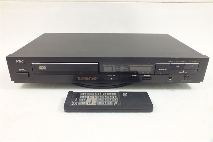 1円スタート NEC CD-600 CDプレーヤー 現状品 241206G6534(一般)｜売買されたオークション情報、yahooの商品情報を ...