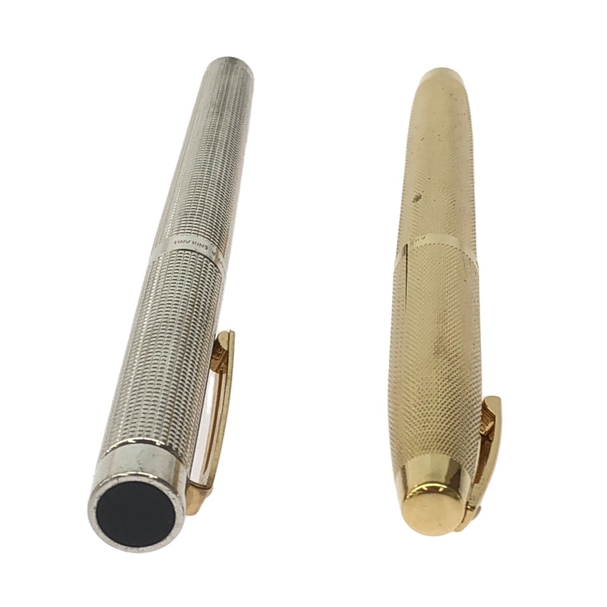 2点まとめ 万年筆 シェーファー タルガ ペン先 14K 585 SHEAFFER TARGA SILVER PLATED ENGLAND ...