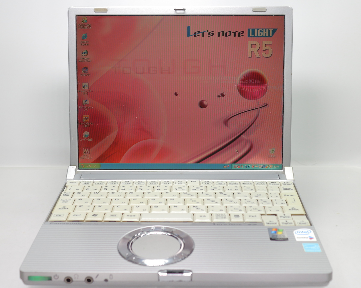 Panasonic Let’s note LIGHT R5 CF-R5KW4AXR/CoreSolo U1300/1.5GBメモリ ...