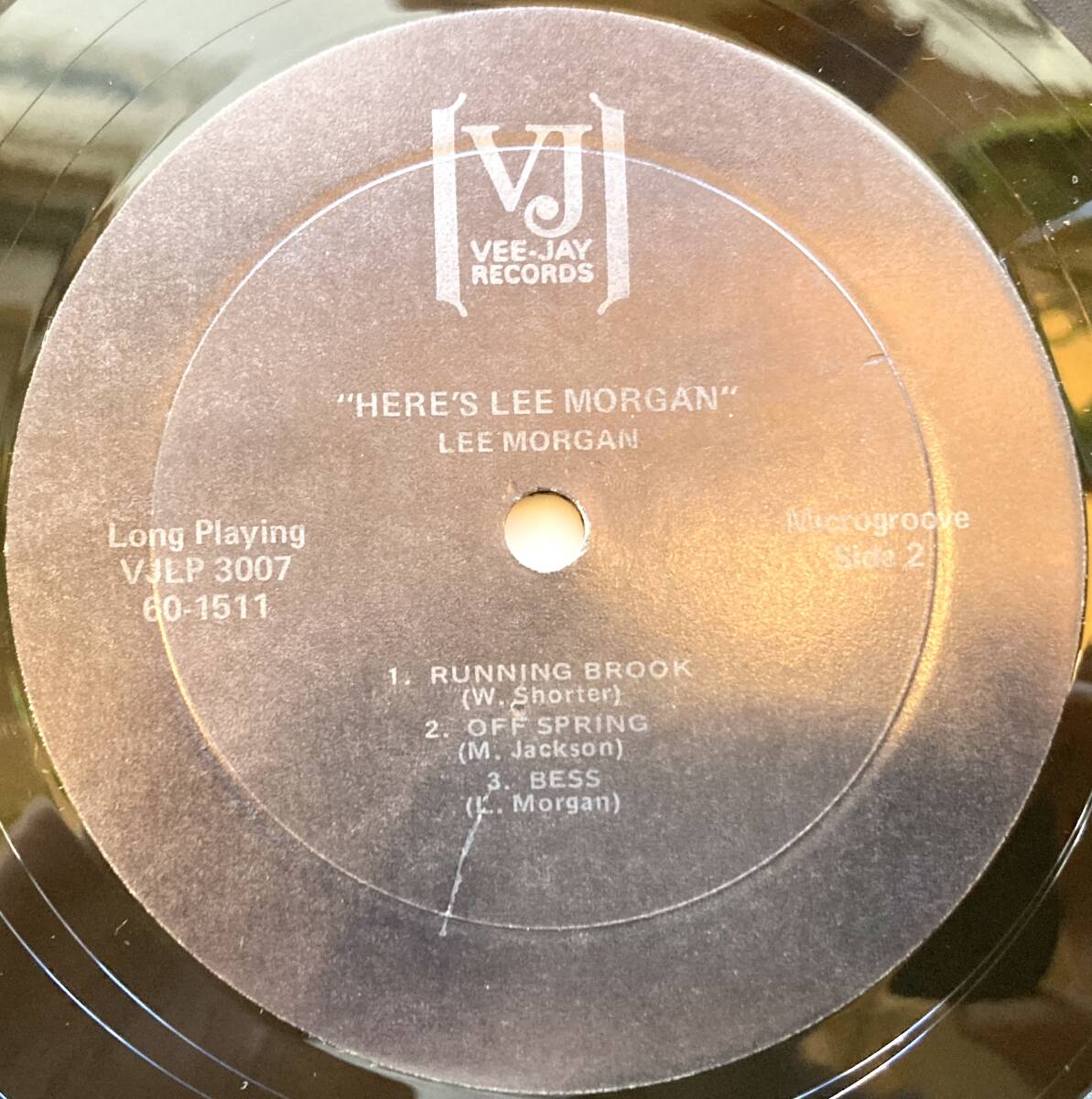 US盤 Lee Morgan / Here's Lee Morgan Vee Jay Records VJLP 3007 US EX- Art ...