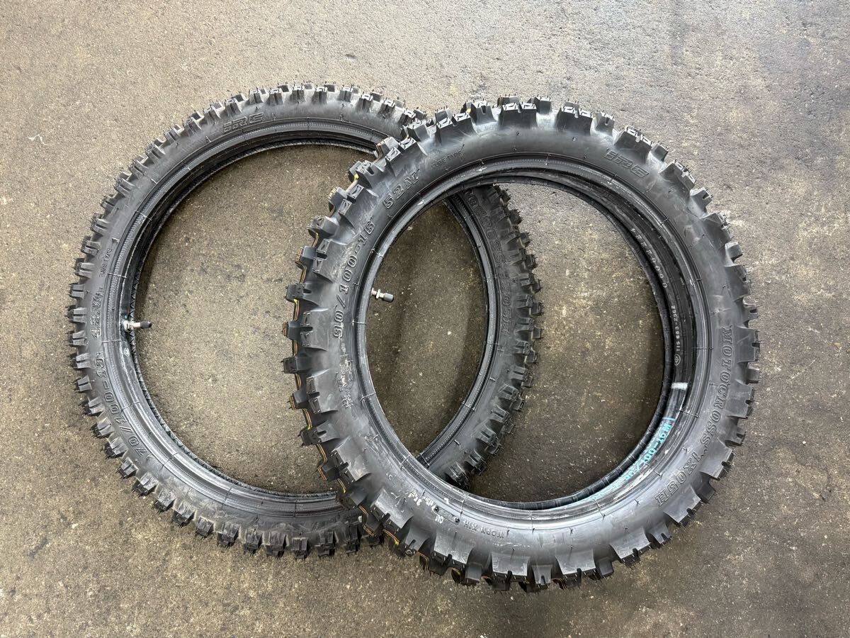 新車外し IRC iX-05H 70/100-19 90/100-16 チューブ付き MOTOCROSS モトクロス オフロード エンデューロ ...