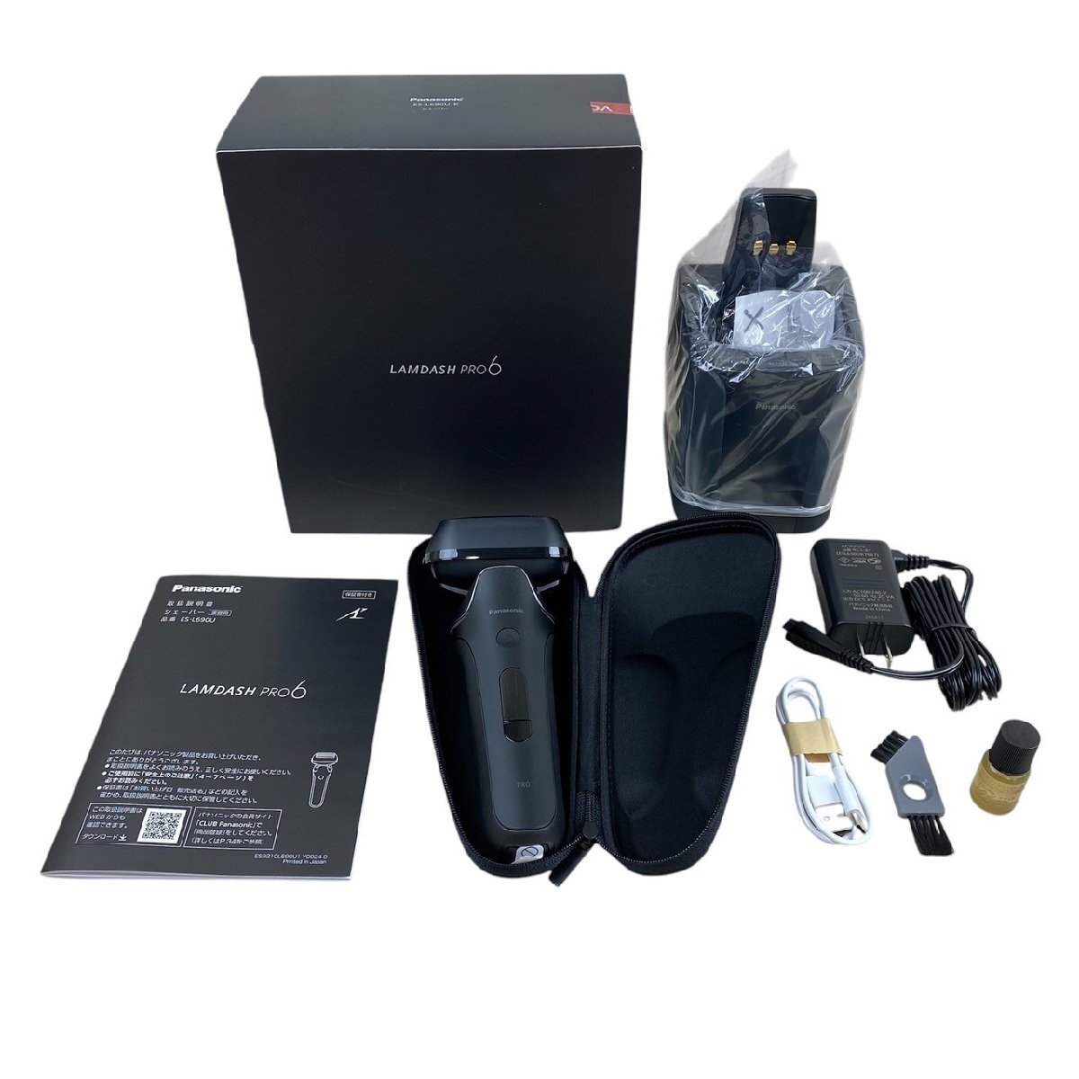 Panasonic パナソニック LAMDASH PRO 6 ラムダッシュ プロ6 メンズ シェーバー ES-L690U-K クラフトブラック 髭剃り(パナソニック、ナショナル)｜売買された ...