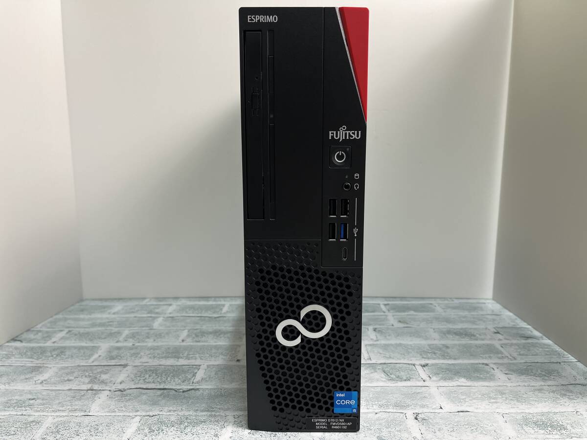 富士通 ESPRIMO D7012/NX デスクトップ 第12世代Intel Core i5-12500 メモリ16GB+SSD512GB ...