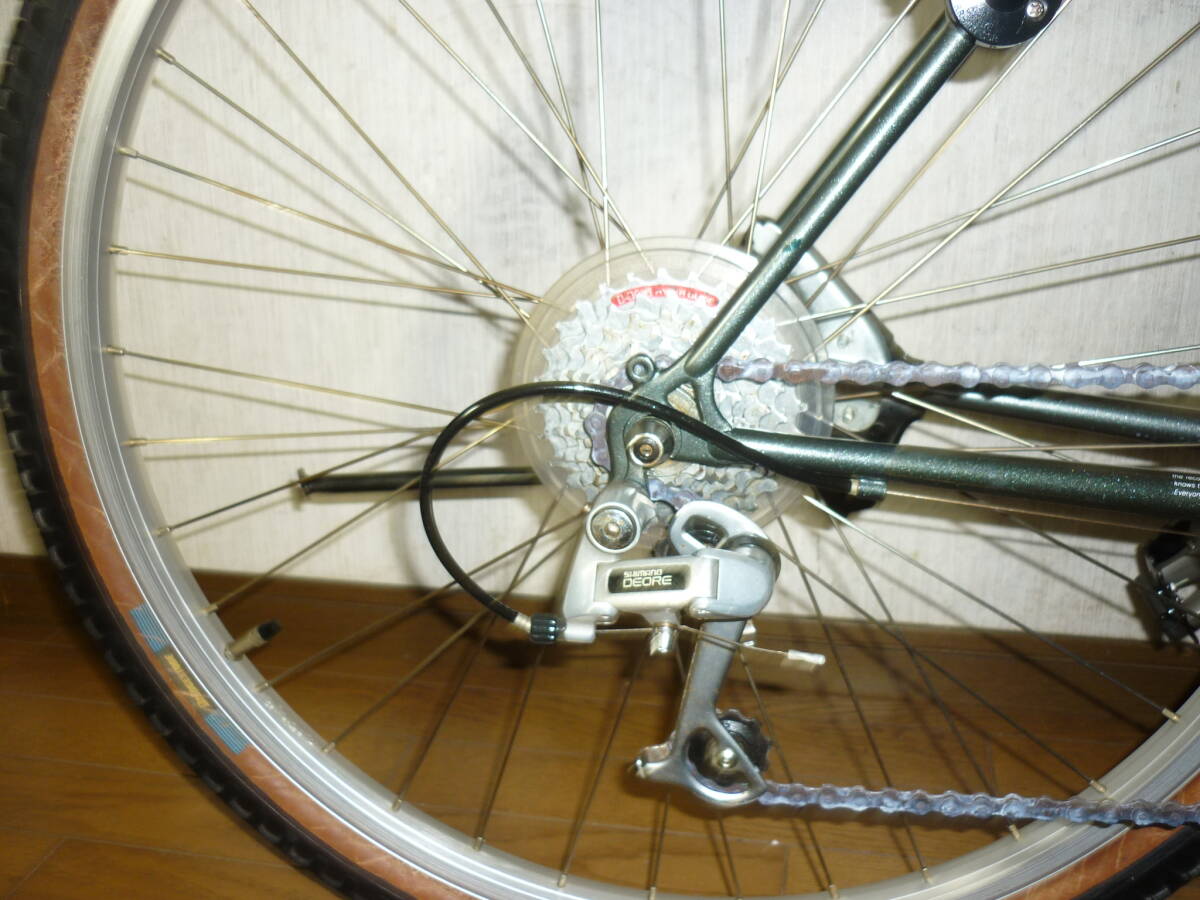 ブリヂストン ワイルドウエスト BS Wildwest WWA500J CR-MO MTB 500 3×7s SHIMANO DEORE ARAYA SAKAE 26インチ 新潟市 240 ...