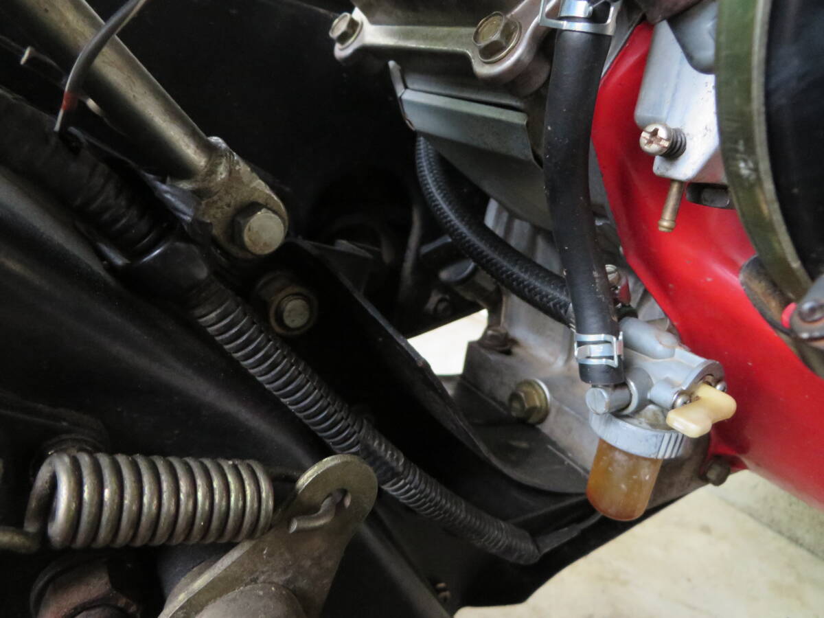 三菱メイキ 管理機 MMR60 50 GM181L 純正 フューエルホース 長 クリップ 2個 fuel hose clip OHV ...