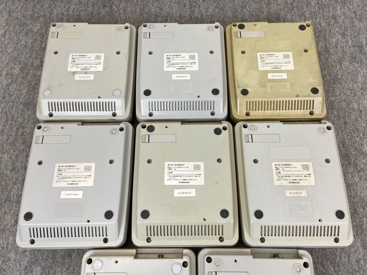 E1上D14 Nintendo SUPER FAMICOM SFC スーパーファミコン 本体 10台 まとめ HVC-002 任天堂 ニンテンドー(本体、アクセサリー)｜売買されたオークション ...