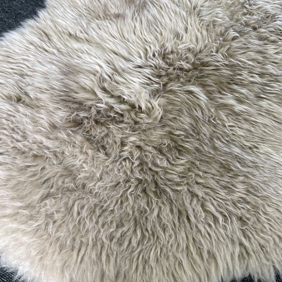 NICHIRO ニチロムートン ラグマット 約190cm ブラウン系 縦長 敷物 ラグ マット 絨毯 羊毛 ムートン ムートンラグ 1(ラグ ...