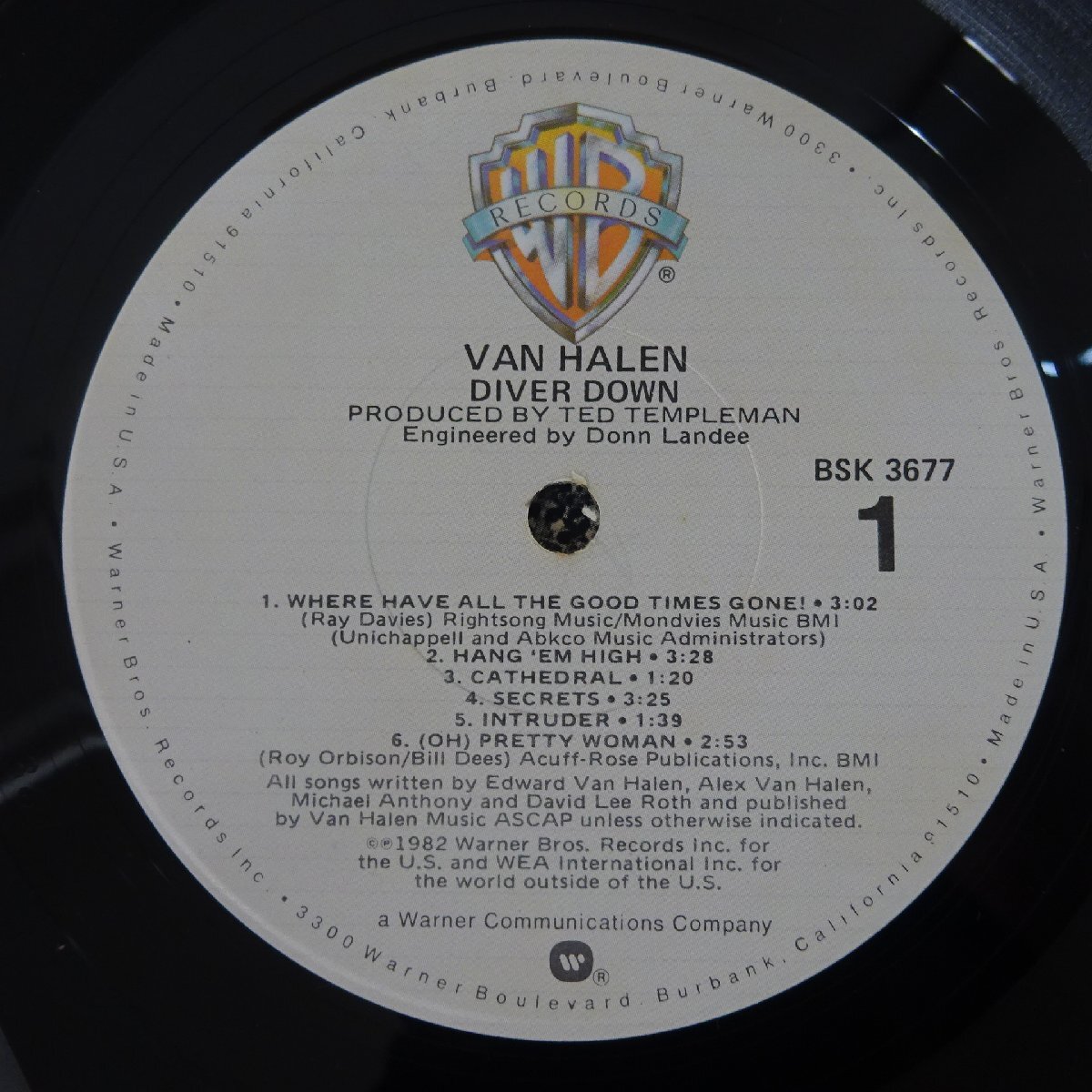 10065687; US盤 Van Halen / Diver Down(Van Halen)｜売買されたオークション情報、yahooの商品情報をアーカイブ公開 - オークファン（aucfan ...