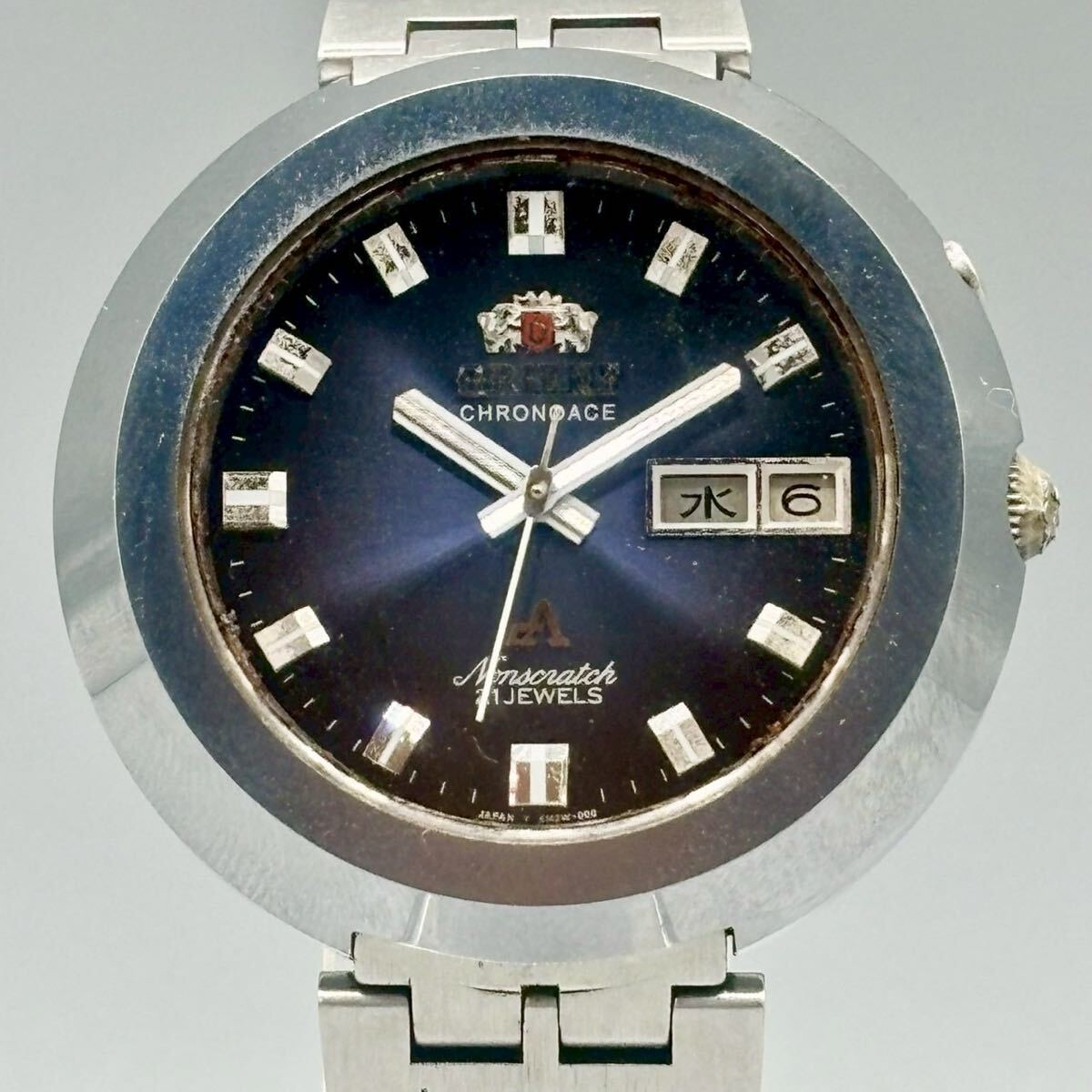 1円 ORIENT クロノエース EM2W-C0 腕時計 自動巻き 稼働品 デイデイト 21石(その他)｜売買されたオークション情報 ...