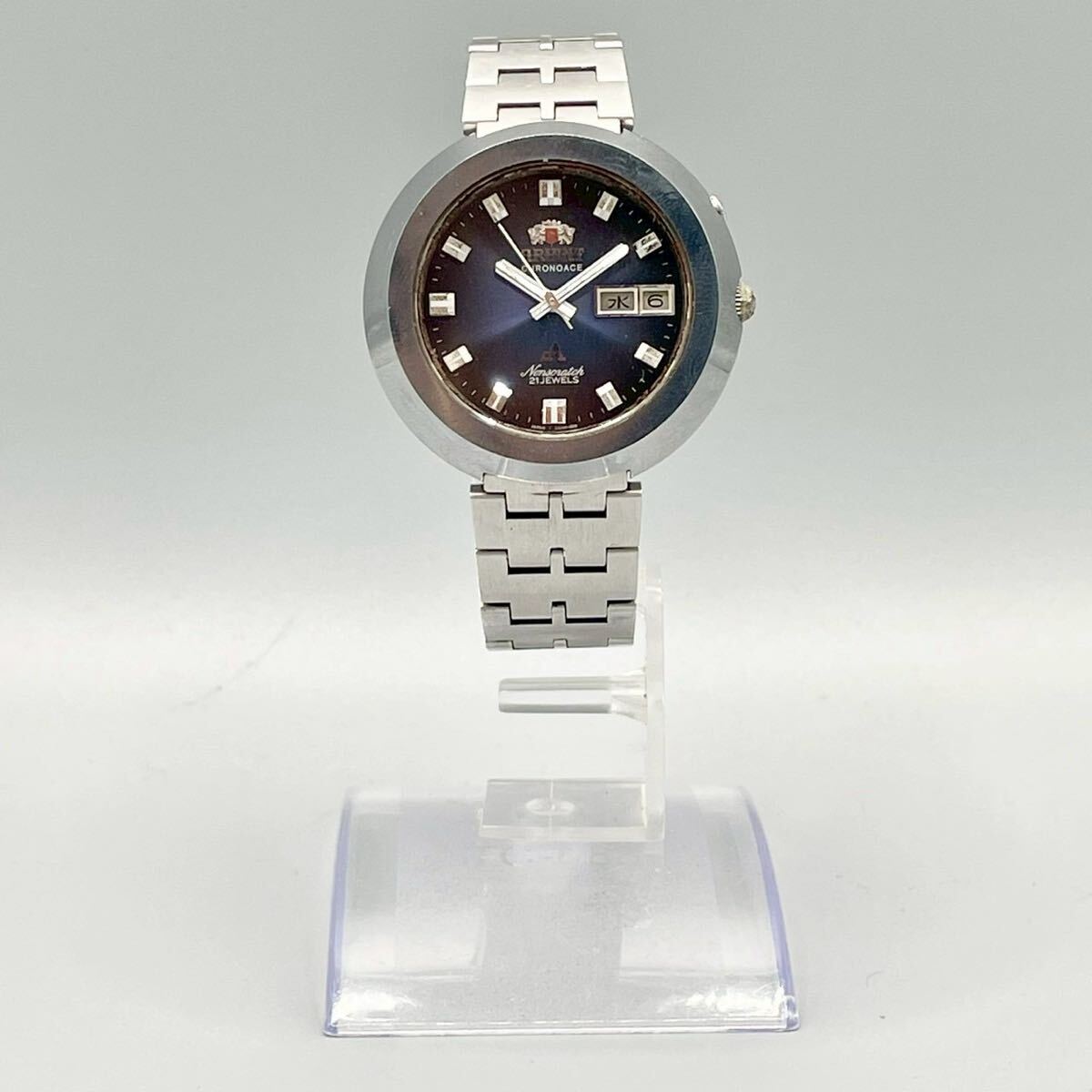 1円 ORIENT クロノエース EM2W-C0 腕時計 自動巻き 稼働品 デイデイト 21石(その他)｜売買されたオークション情報 ...