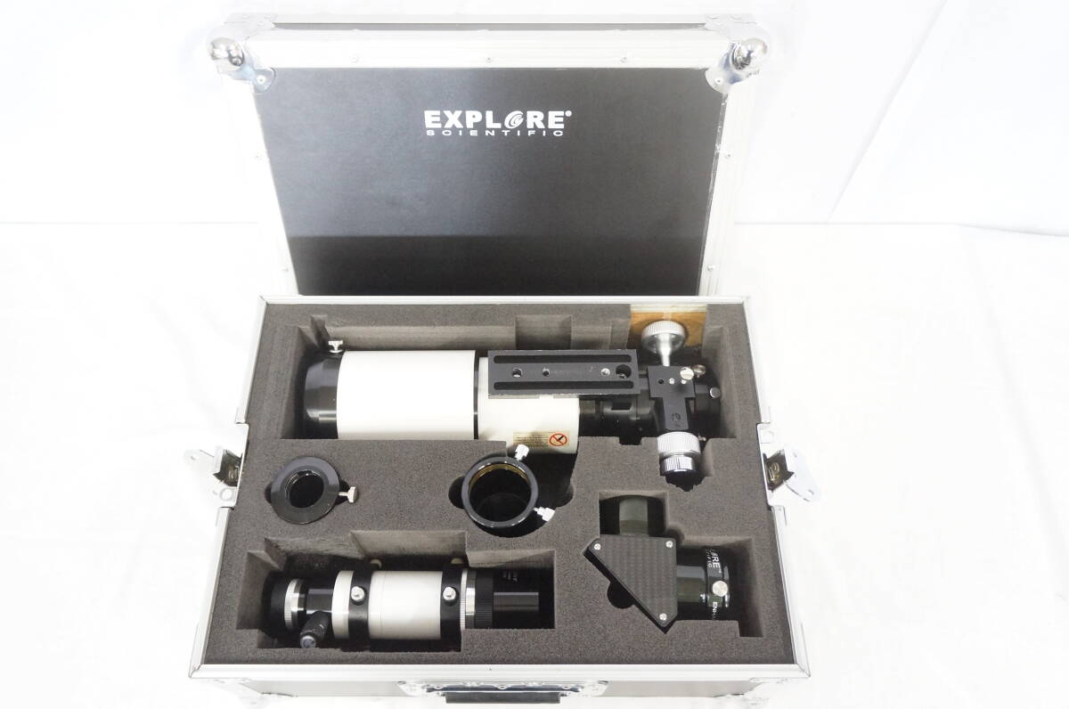 EXPLORE SCIENTIFIC エクスプローラー サイエンティフィック ED80 D=80mm F=480mm 鏡筒 付属品 ケース付き ...