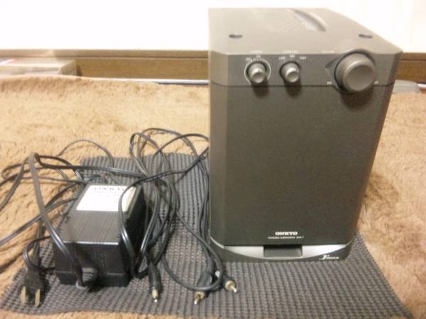 ONKYO サブウーファー SKW-7 アンプ内蔵サブウーファー(ウーファー)｜売買されたオークション情報、yahooの商品情報をアーカイブ ...