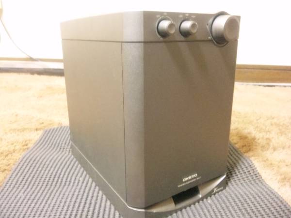 ONKYO サブウーファー SKW-7 アンプ内蔵サブウーファー(ウーファー)｜売買されたオークション情報、yahooの商品情報をアーカイブ ...