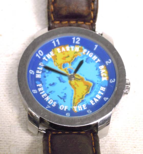 HELP THE EARTH FIGHT BACK FRIENDS OF THE EARTH 腕時計(アナログ（手巻き）)｜売買された ...