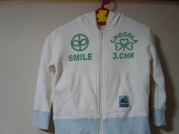 chocola 可愛いパーカー白色 95 ナチュラル好きに(100（95～104cm）)｜売買されたオークション情報、yahooの商品情報をアーカイブ公開 - オークファン（aucfan.com）