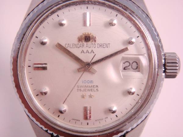 DH871 CALENDAR AUTO ORIENT AAA 100M SWIMMER 25石 自動巻(その他)｜売買されたオークション情報 ...
