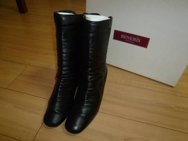 BENEBIS ベネビス ショートブーツ23本革黒(23.0cm)｜売買されたオークション情報、yahooの商品情報をアーカイブ公開 - オークファン（aucfan.com）
