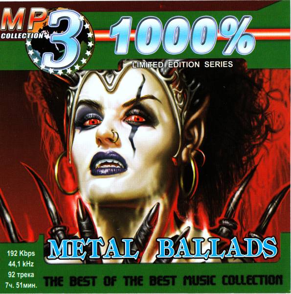 MP3-CD 1000% Metal Ballads 92曲収録(オムニバス)｜売買されたオークション情報、yahooの商品情報をアーカイブ ...