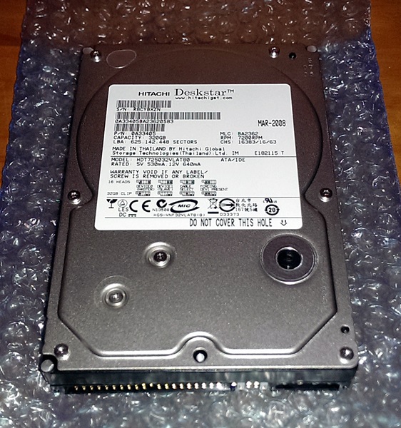 HITACHI Deskstar HDT725032VLAT80 320GB/7200rpm(300GB～)｜売買されたオークション情報 ...
