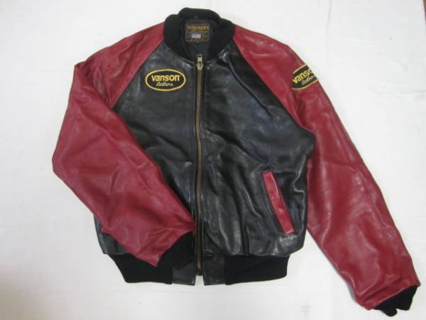 USA製 vanson バンソンオールレザージャケット Size40(ジャケット、上着)｜売買されたオークション情報、yahooの商品情報をアーカイブ公開 - オークファン（aucfan.com）