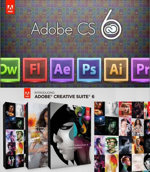 Adobe CS6 Photoshop illustrator Acrobat XI Pro 他＋特典付(ペイント、フォトレタッチ)｜売買され ...