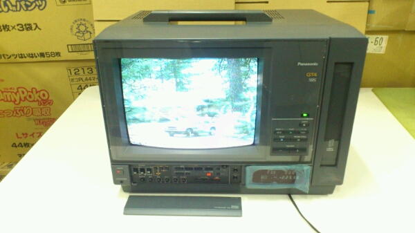 T/パナソニック/Panasonic/AG-550/TVレコーダー/VHSデッキ内型①(ビデオ内蔵型テレビ)｜売買されたオークション情報 ...