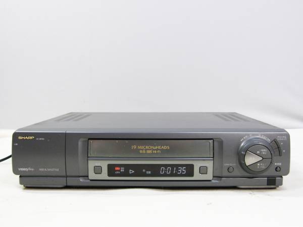 SHARP シャープ VHS ビデオデッキ VC-BF65(VHSビデオデッキ)｜売買されたオークション情報、yahooの商品情報をアーカイブ公開 - オークファン（aucfan.com）
