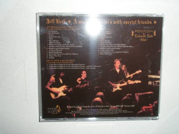 JEFF BECK/EXHAUST NOTE-FILM/MID VALLEY/CD+DVD(Jeff Beck)｜売買されたオークション情報 ...
