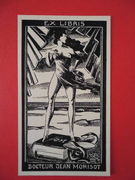 蔵書票1689 DR.JEAN MORISOT EROTICA EXLIBRIS(銅版画、エッチング)｜売買されたオークション情報、yahooの商品情報をアーカイブ公開 - オークファン ...