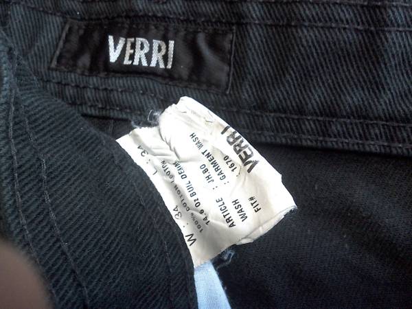 ヴェリウオモ Verri Uomo 黒 イタリア コットン ジーンズ34(ボトムス)｜売買されたオークション情報、yahooの商品情報を ...