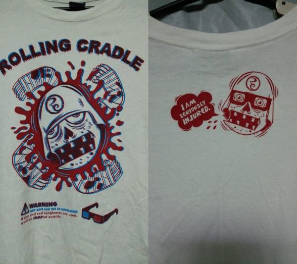 ROLLING CRADLE Tシャツ deviluse over arm throw 菊池着(文字、ロゴ)｜売買されたオークション情報、yahooの商品情報をアーカイブ公開 - オークファン ...