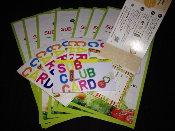 サブウェイ SUB CLUB CARD 21 000円分 3 000円分×7個(フード、ドリンク券)｜売買されたオークション情報、yahooの ...