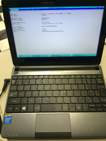 gateway zea multi タッチ /640GB/Windows8コア(13インチ未満)｜売買されたオークション情報、yahooの商品 ...