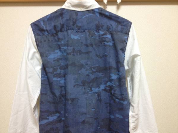 uniform experiment 14ss新作 CAMOUFLAGE BACK PANEL SHIRT(長袖シャツ)｜売買された ...