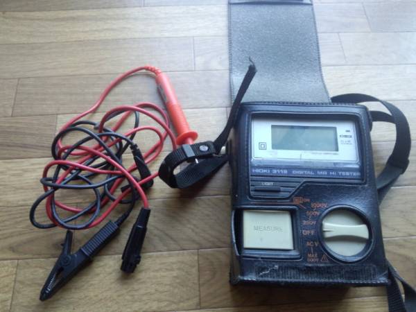 HIOKI 3119 絶縁抵抗計 テスターDIGITAL MΩ Hi TESTER(電気計測器)｜売買されたオークション情報、yahooの商品 ...