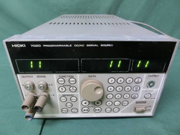 HIOKI 7020 PROGRAMMABLE DC/AC SIGNAL SOURCE 日置電機(その他)｜売買されたオークション情報 ...